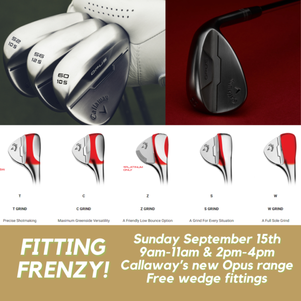Callaway Opus Wedge Fitting Day | Hal Sutton Golf