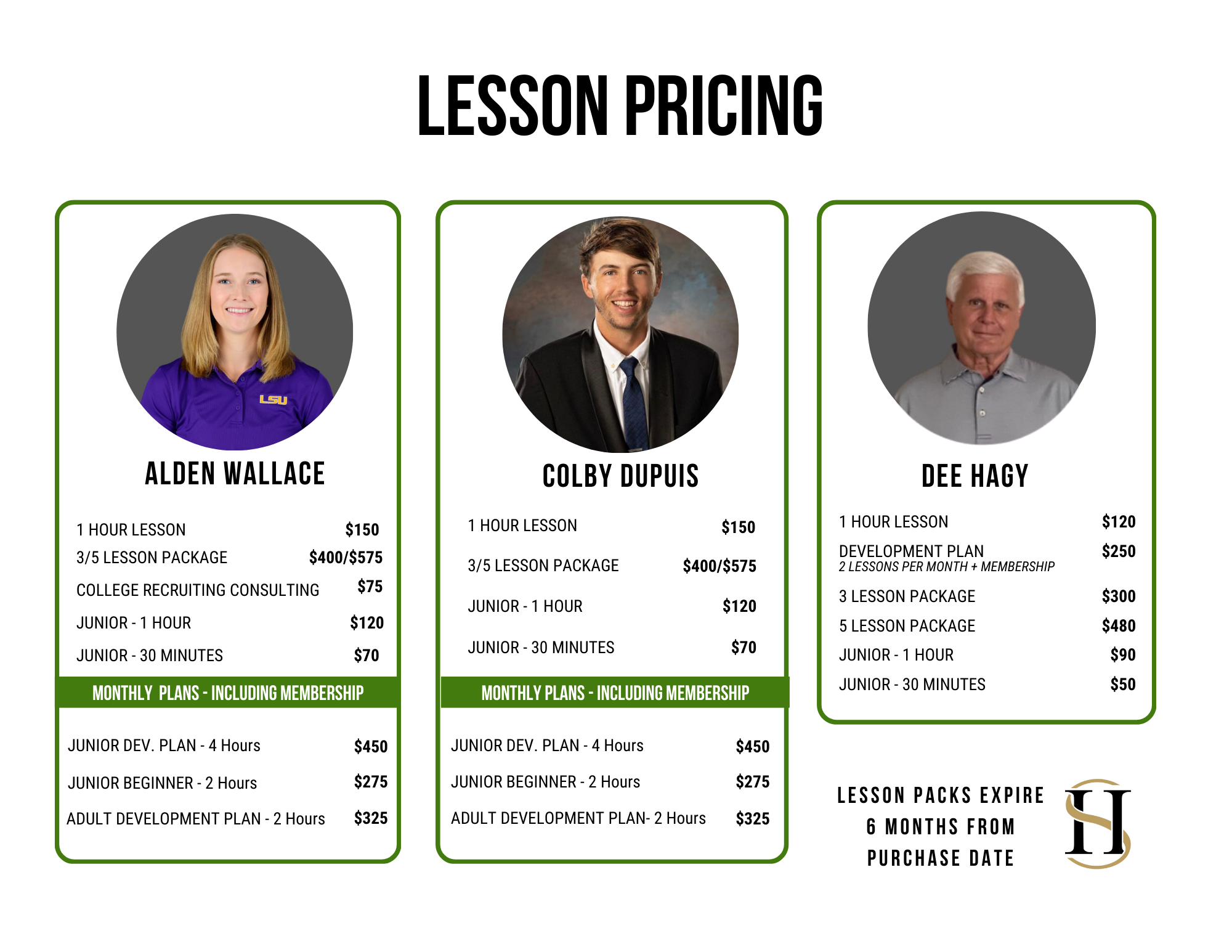 Lesson Plans | Hal Sutton Golf