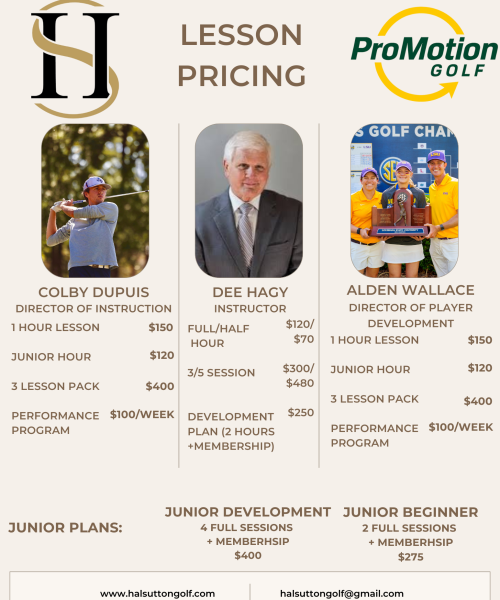 Lesson Plans | Hal Sutton Golf